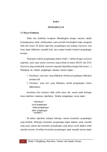 Modul data base delphi efmi | PDF