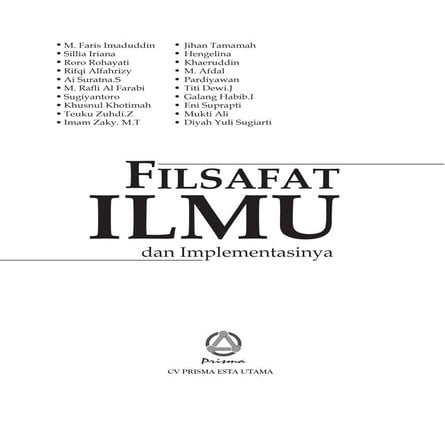 Buku Filsafat Ilmu dan Implementasinya pdf | PDF