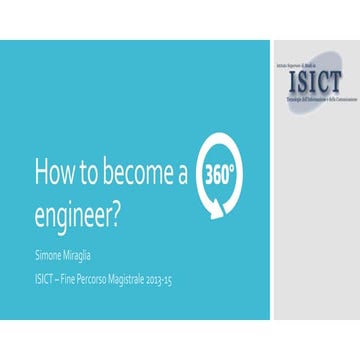 How to become a 360° engineer | PPT