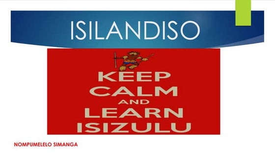 IZINHLOBO ZEMISHO.pptx | Geology | Science