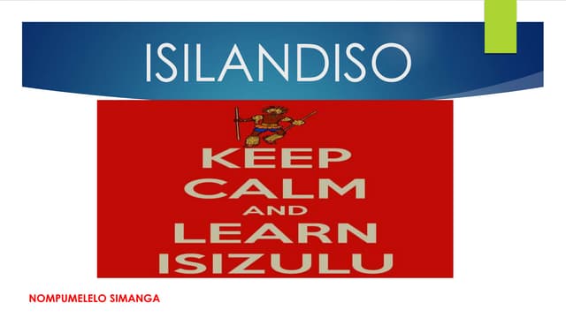 Izinhlobo Zamabizo (Types of Nouns) IsiZulu Ibanga 8 | PDF