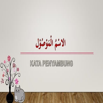 Isim Mausul (Kata Penyambung) | PDF