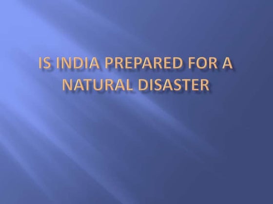 Disaster management | PPT