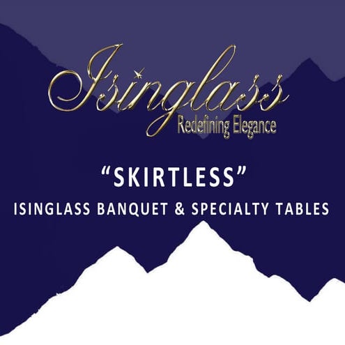 Isinglass banquet and specialty tables | PDF