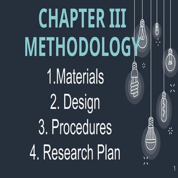 SCIENTIFIC RESEARCH PAPER CHAPTER 3 - GUIDE. | PPTX
