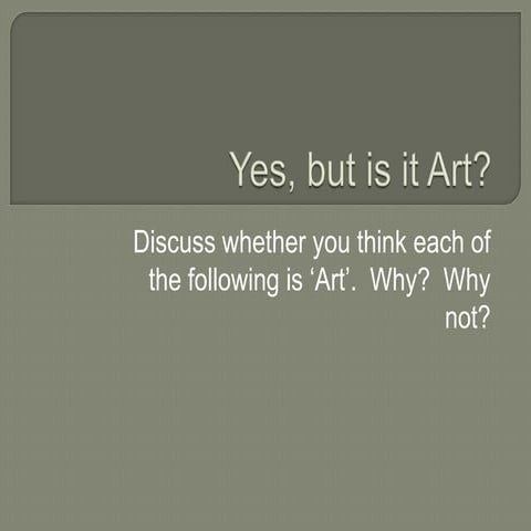 Is it art powerpoint | PPTX