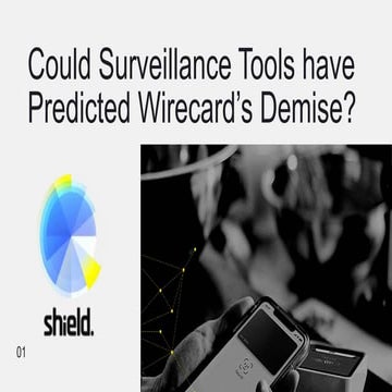 Is it Possible to Predict Wirecard’s Demise by Surveillance Tools | PPT