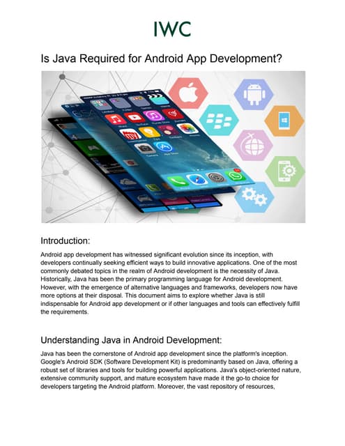 Is Java Required for Android App Development.pdf Is Java Required for Android App Development.pdf