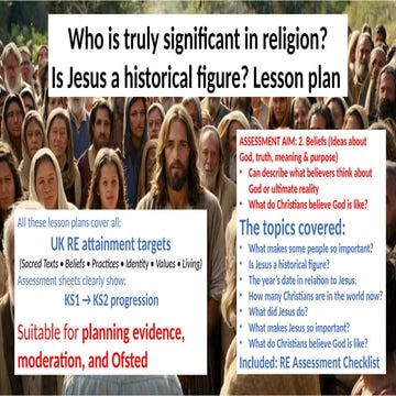 Is Jesus a historical figure lesson plan - conforms to UK RE attainment ...