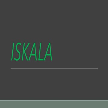 Iskala | PPTX