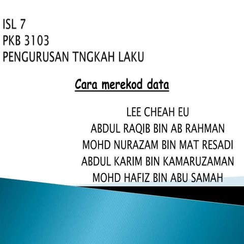 Kaedah pengumpulan data pemerhatian | PPTX