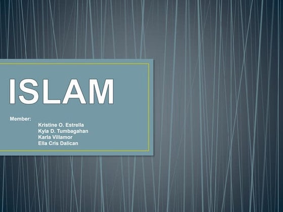 The Religion of Islam | PPT
