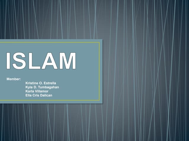 The Religion of Islam | PPTX