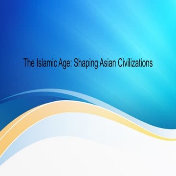 The islamic golden age | PPTX