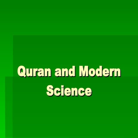 islam and Science | PPT