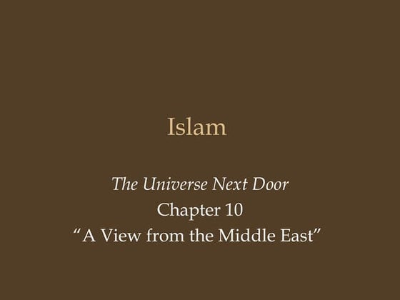 The Religion of Islam | PPT