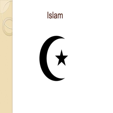 Presentation on Islam including 5 pillars | PPTX