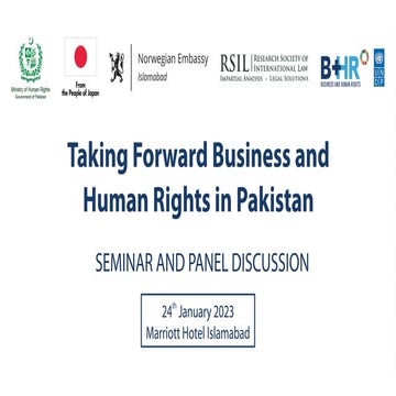 Business and Human Rights: Taking forward BHR Agenda | PPTX
