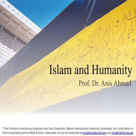 Islam and Humanity | PPTX