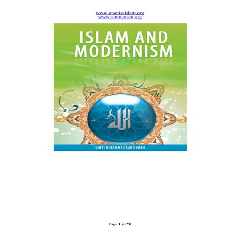 Islam and modernism | PDF