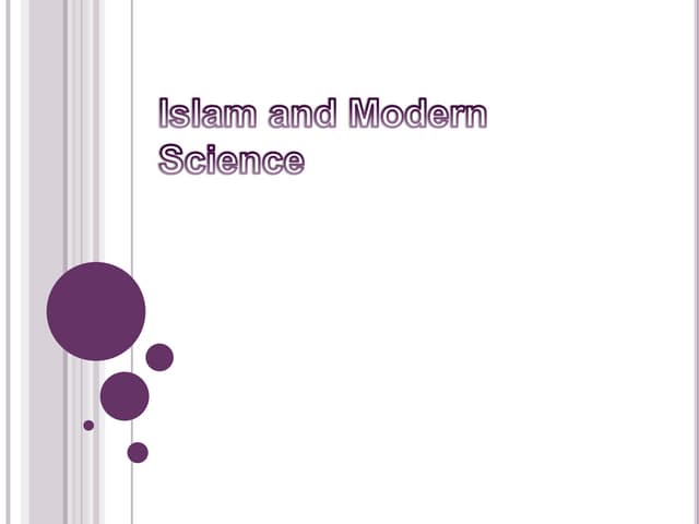 quran and science | PPTX