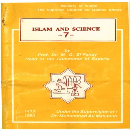 Islam and science vol 7 | PDF