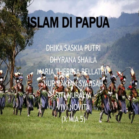 PENYEBARAN ISLAM DI PAPUA | PPTX