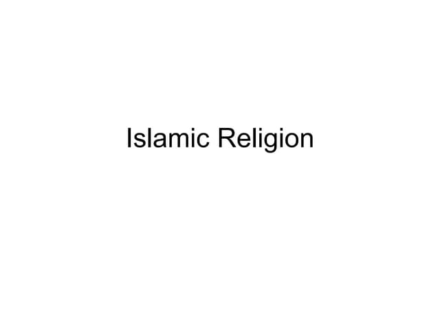 Islam Slides | PDF