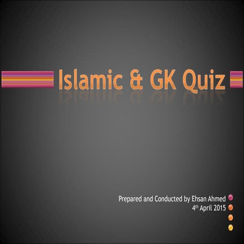 Islamic and General Knowledge Quiz | PPS