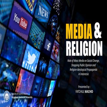 Media and Islam in Indonesia | PPTX