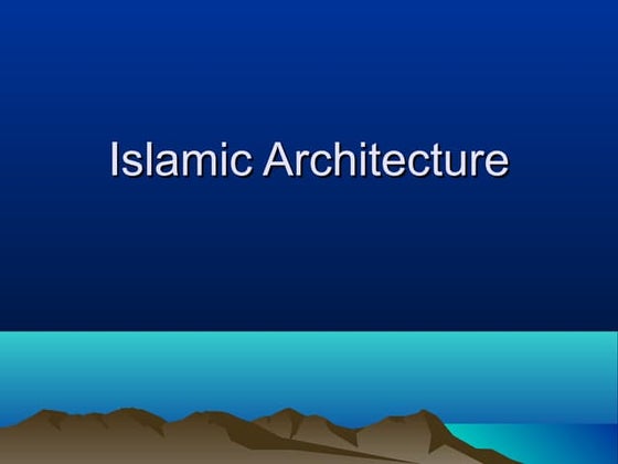 Islamic art and stained glass | PPT