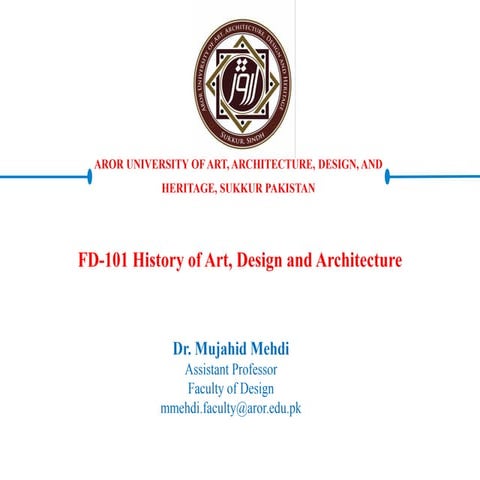 Introduction to Islamic Art, Design and Architecture | PDF