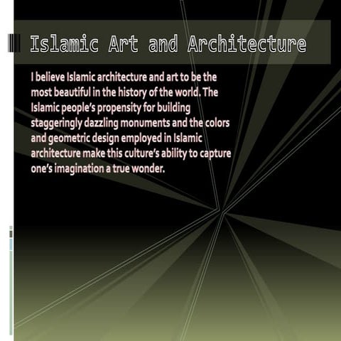 Islamic art and architecture | PPTX