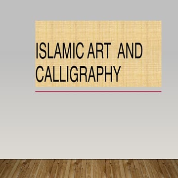 History of Calligraphy | PPTX