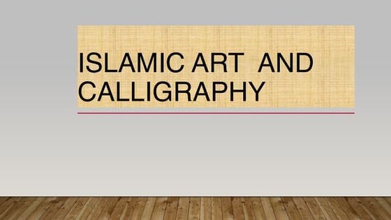 History of Calligraphy | PPT