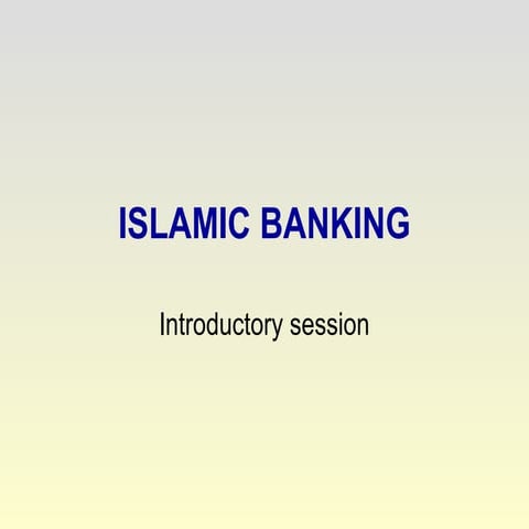 Islamic banking | PPT