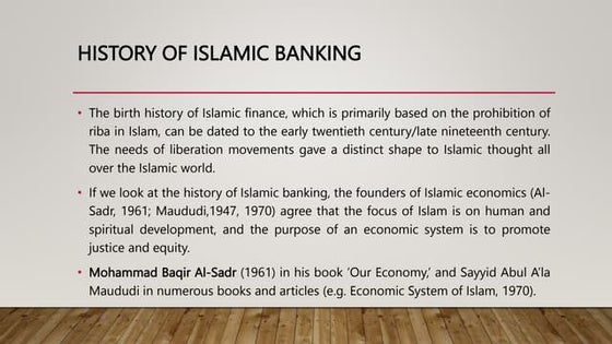 Introduction to Islamic Banking and Finance | PPT