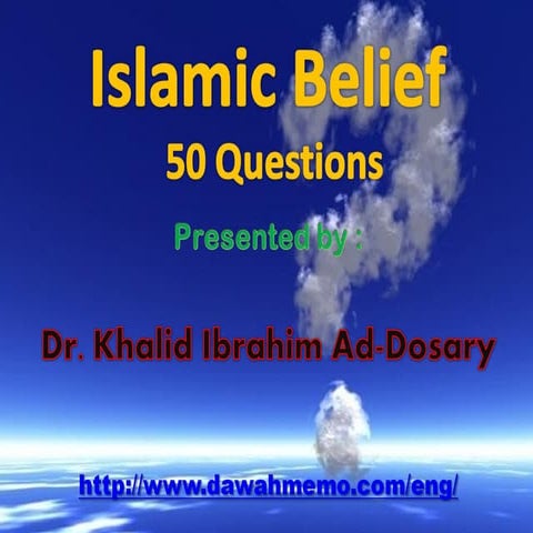 Islamic Belief 50 Questions with Answers | PPT