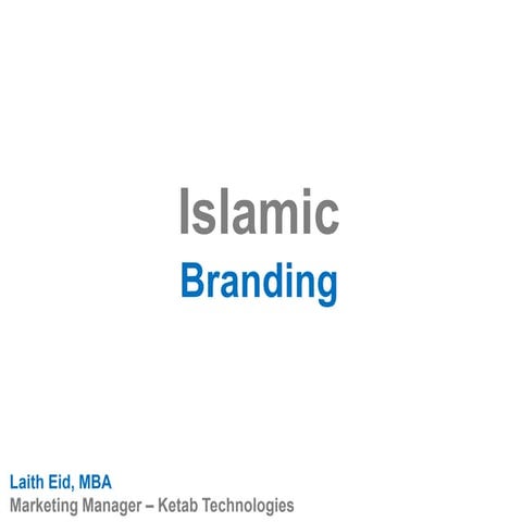 Islamic Branding | PPSX