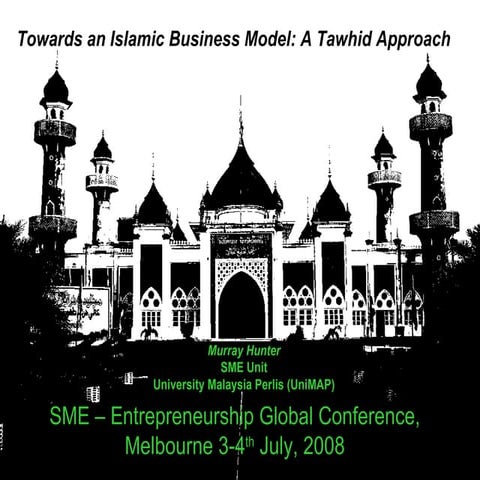 Islamic business model Monash University Conference | PPT