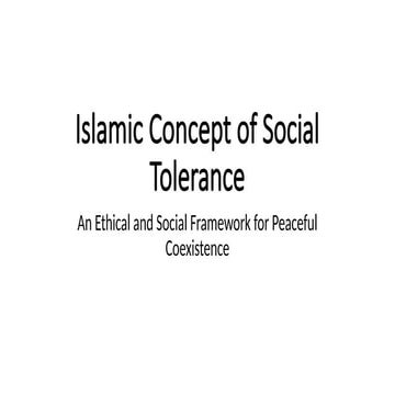 Islamic Concept of Social Tolerance.pptx