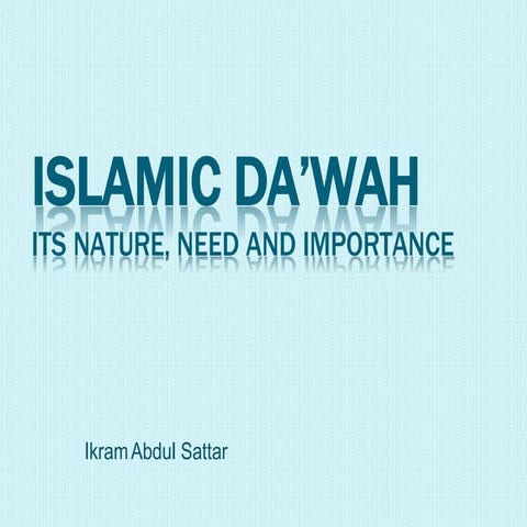 islamicdawah-160331170325.pptx