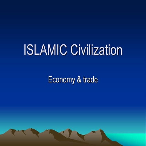 Islamic empire and trade | PPTX