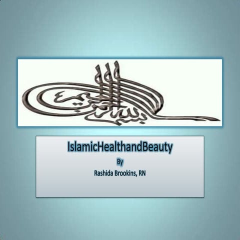 Islamic Health & Beauty2 | PPTX