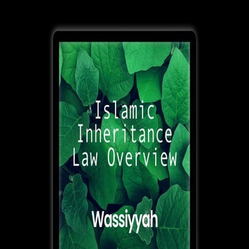 Islamic Inheritance Law overview | PDF