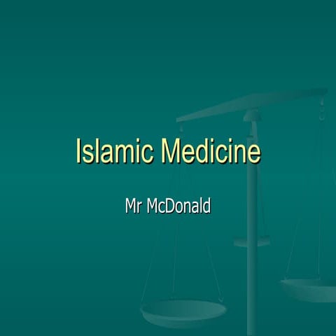 Islamic Medicine | PPT