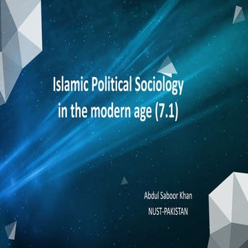 Islamic political sociology | PPTX
