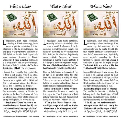 Who is allah | ODP