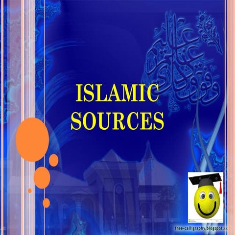 Islamic sources | PPT