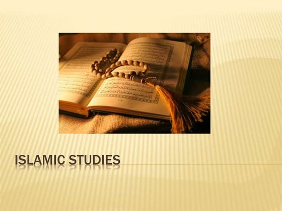 Nature of islamic studies as a subject | PDF